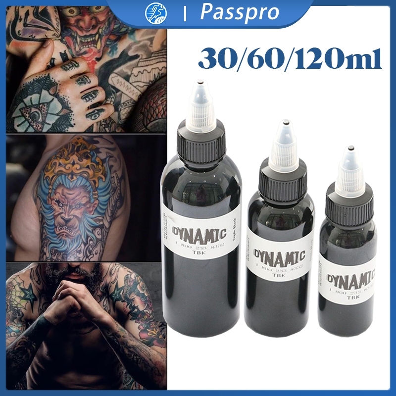 Jual Dynamic 30ml 60ml 120ml Oynamic Tinta Tattoo Black Tinta Tattoo ...