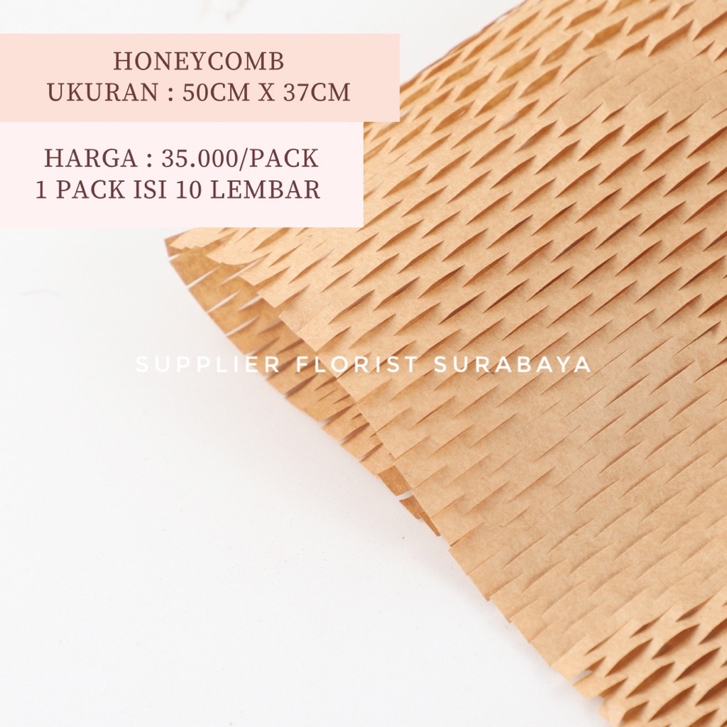 Jual [1 PACK ISI 10 LEMBAR] HONEYCOMB HONEY COMB UKURAN 50CM X 37CM ...