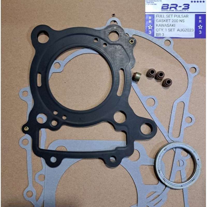 Jual PAKING GASKET FULLSET FULL SET KAWASAKI BAJAJ PULSAR 200NS 200 NS | Shopee Indonesia
