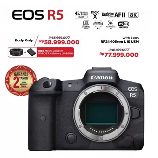 Jual canon eos r5 Harga Terbaik & Termurah Mei 2024 | Shopee Indonesia