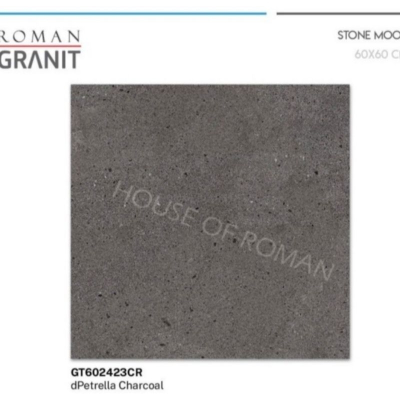 Jual Roman Granit GT602423CR dPetrella Charcoal 60x60 kw1 | Shopee ...