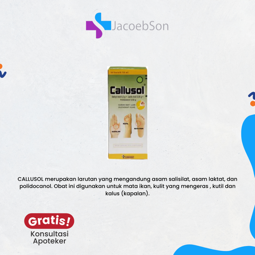 Jual Callusol 10 ml | Shopee Indonesia