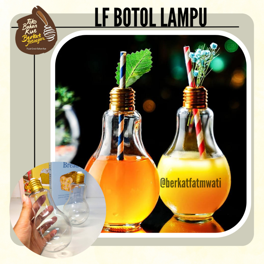Jual LF BOTOL LAMPU / BOTOL BOHLAM / BOTOL MINUMAN / BOTOL HIASAN / PCS ...