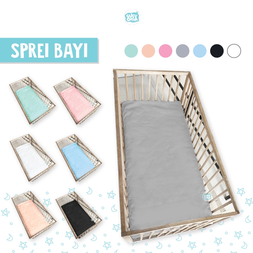 Jual GUGUGAGA - Sprei Katun Custom Size Box Bayi | Baby Cotton Bedsheet ...