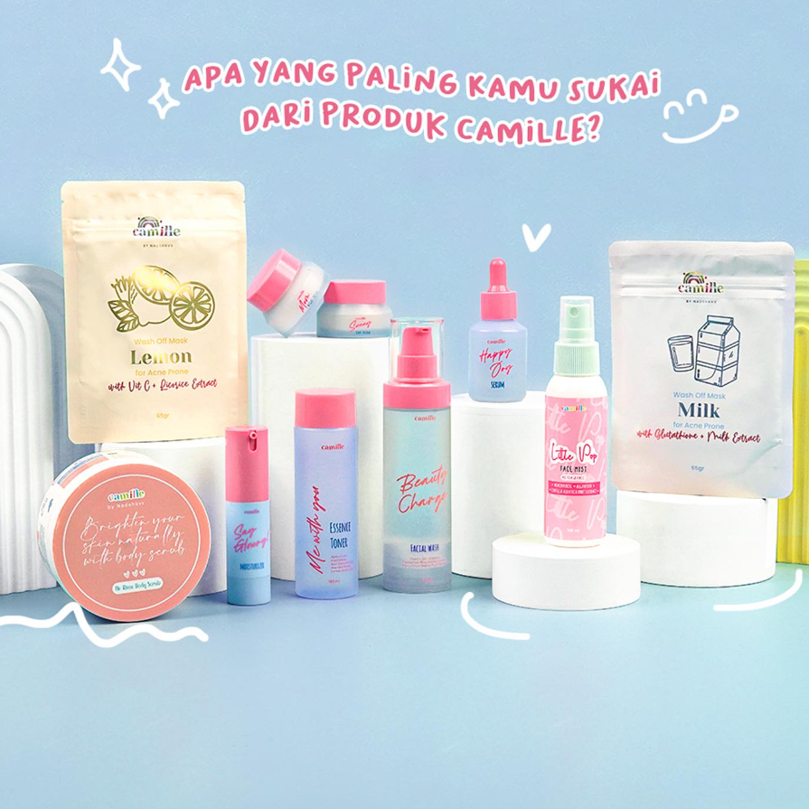 Jual Camille Masker Beauty Mask Skincare Masker Cerah Kulit Putih | Masker Mencerahkan Instant ...