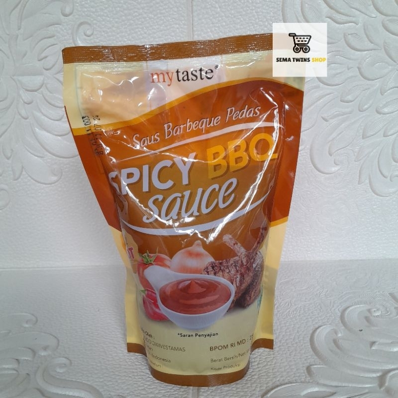 Jual Saus SPICY BARBEQUE BBQ Pedas Level 2 Sauce My Taste 500gr - Saos ...