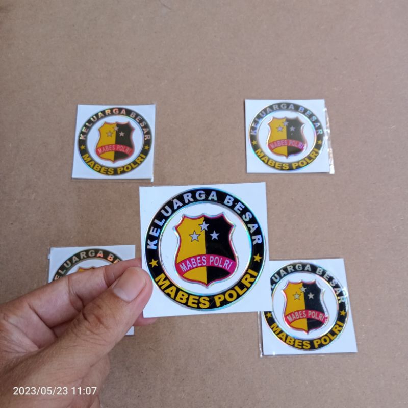 Jual stiker emblem MABES POLRI timbul | Shopee Indonesia