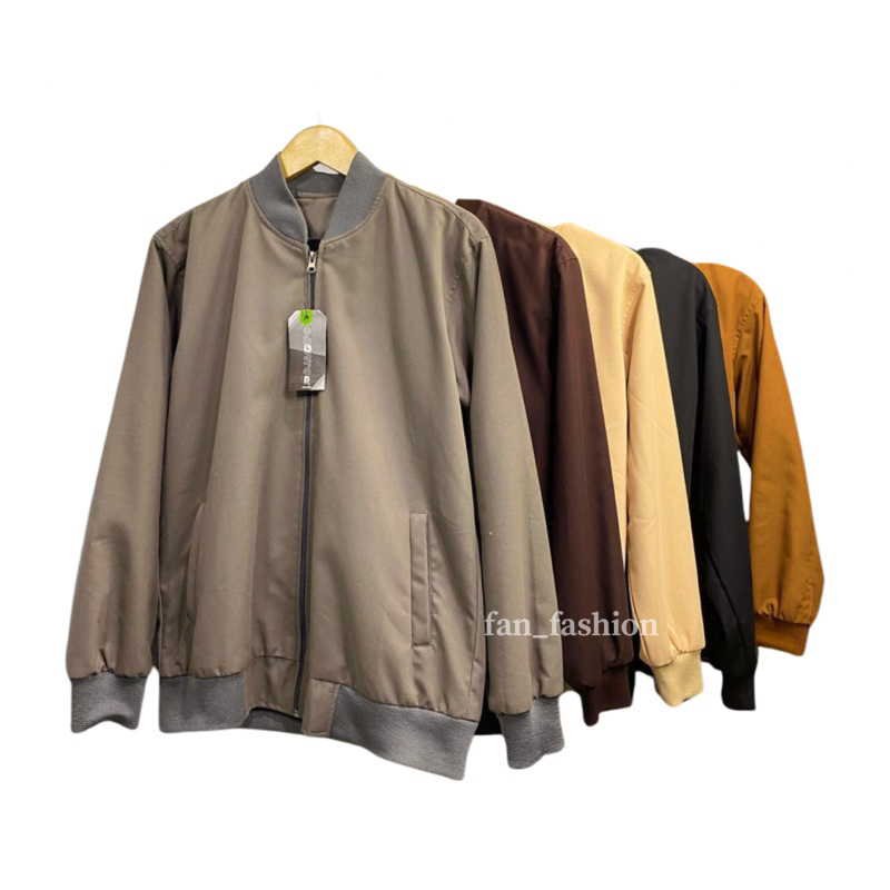 Jual Promo Jaket Bomber Pria&Wanita Bahan Canvas Bomber Best Seller ...
