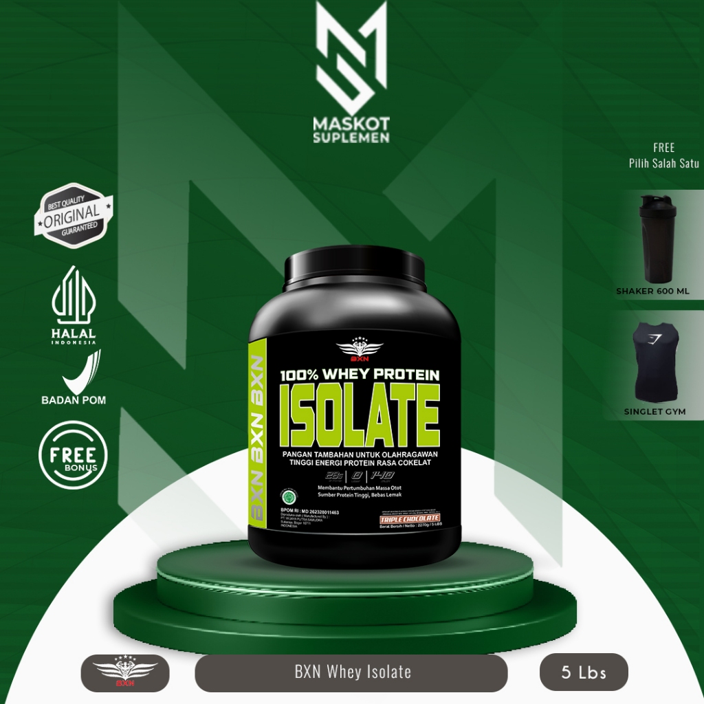 Jual Bxn Whey protein isolate suplemen diet susu gym susu diet 100% ...