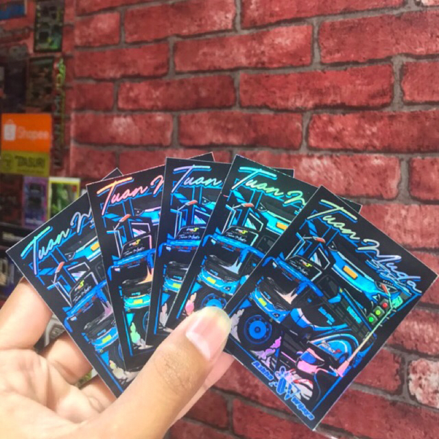 Jual Stiker Bus Azka Wijaya Tuan Muda Hologram Cutting Lasser | Shopee ...