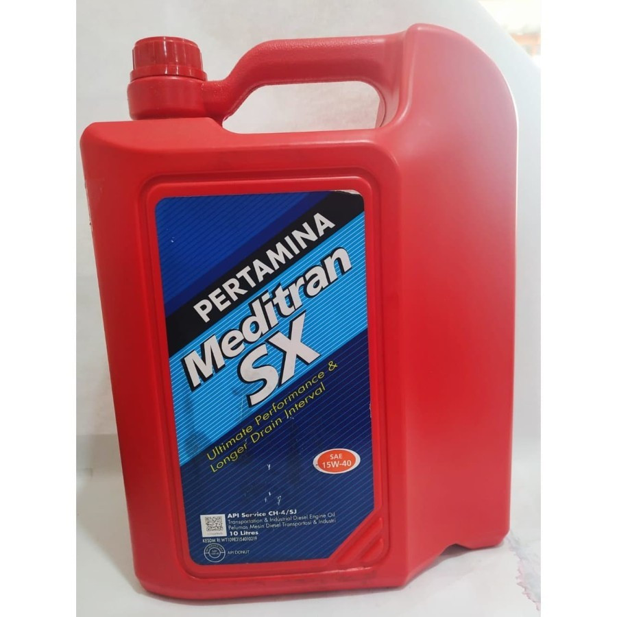 Jual PERTAMINA MOBIL DIESEL MESRAN B40 10L / MEDITRAN S40 - SC 10 LITER ...