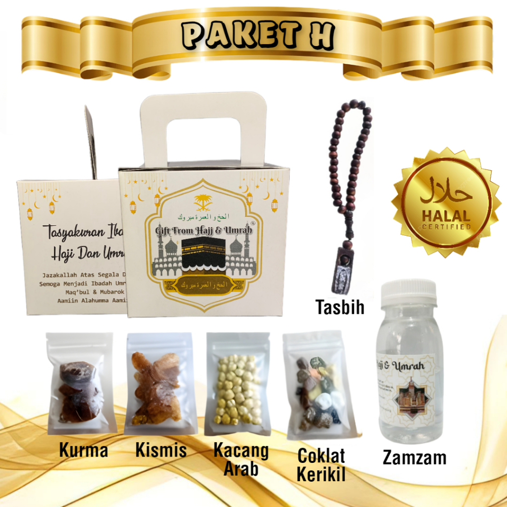 Jual Paket Oleh Oleh Haji dan Umroh dus Box Kabah A-H | Shopee Indonesia