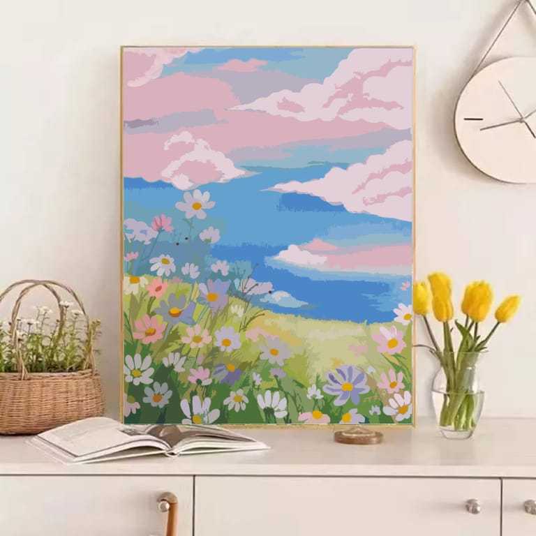 Jual Paint by Numbers KIT - Scenery A4 (20x30cm) | Shopee Indonesia