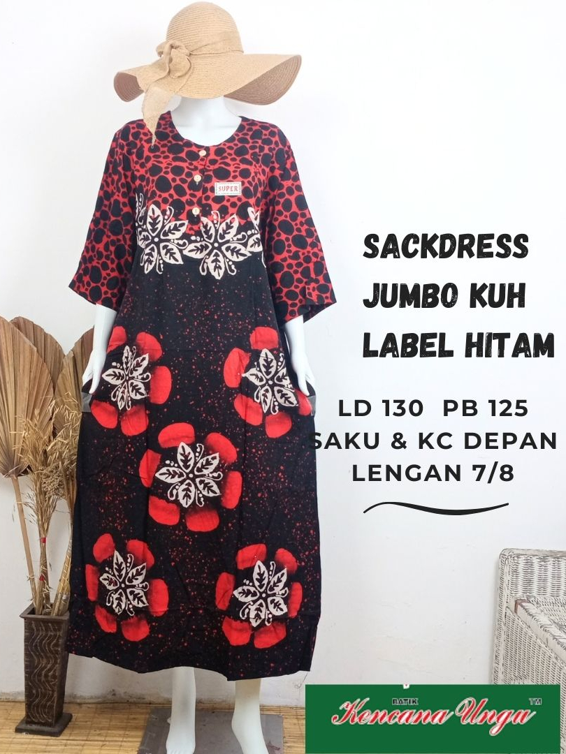 Jual Daster Kencana Ungu Asli JUMBO Sackdress JUMBO KUH Original Label ...