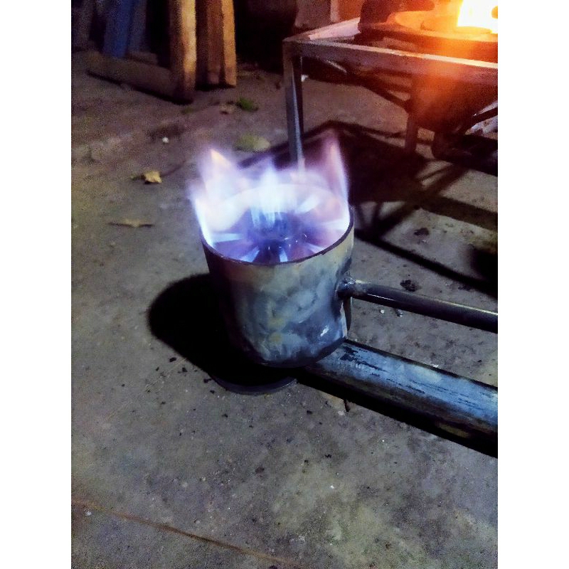 Jual NEW Tungku untuk kompor oli/minyak goreng bekas.api biru tidak ...
