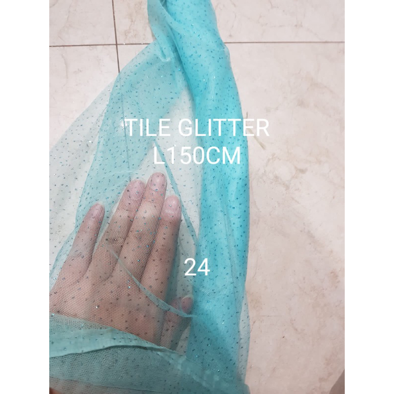 Jual KAIN Tile Glitter TILE KILAP Korea harga per setengah meter (Lebar ...
