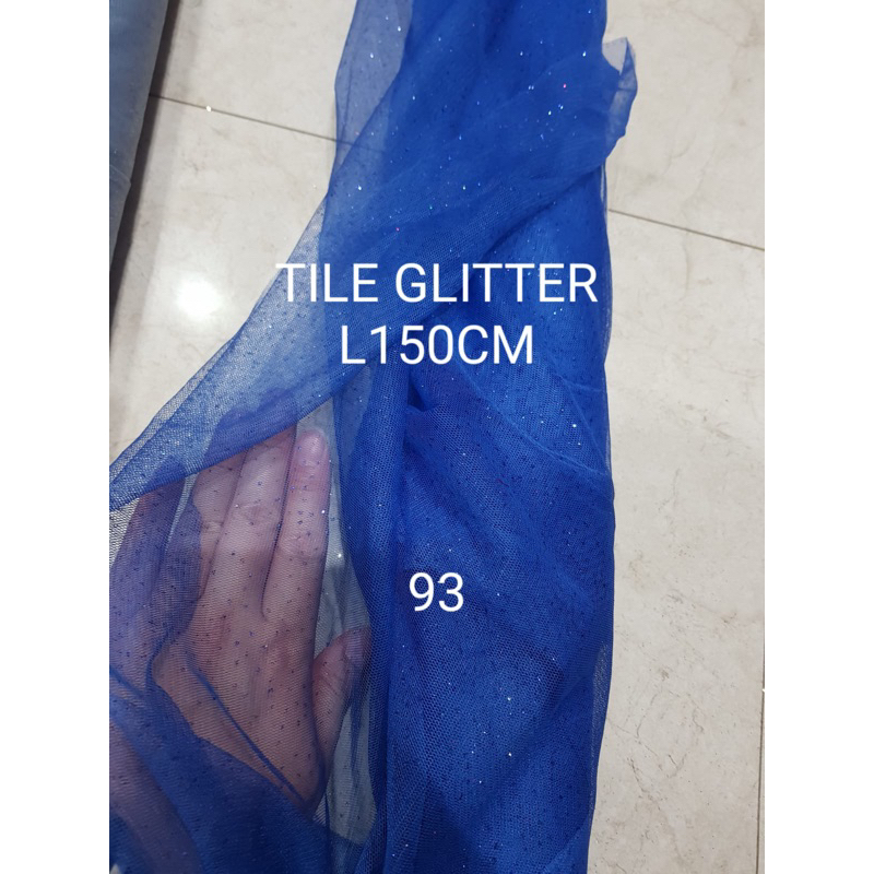 Jual KAIN Tile Glitter TILE KILAP Korea harga per setengah meter (Lebar ...