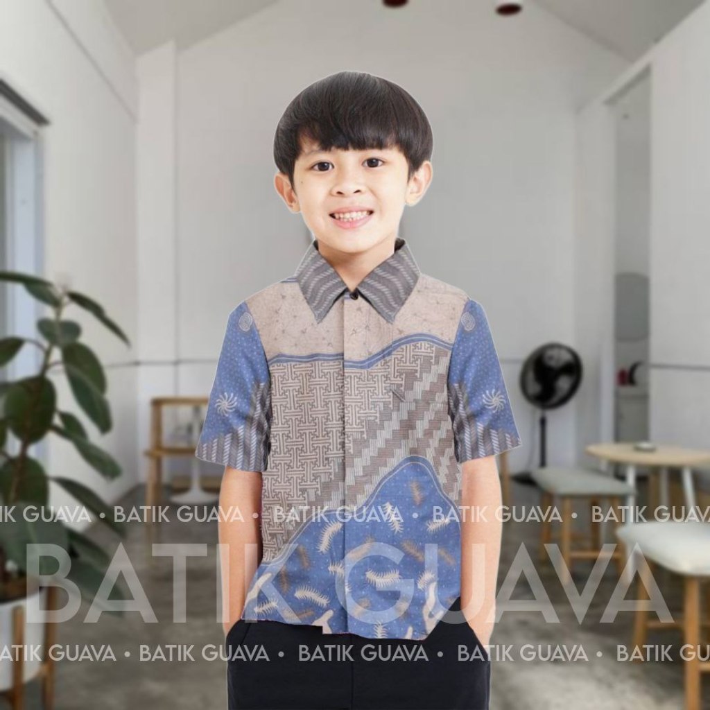 Jual BATIK GUAVA - TERBARU Couple sweet Batik Ayah dan Anak Laki laki ...