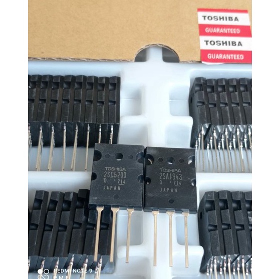 Jual Transistor 2SC5200 2SA1943 Lot 714 Thosiba Original 1set free mika | Shopee Indonesia