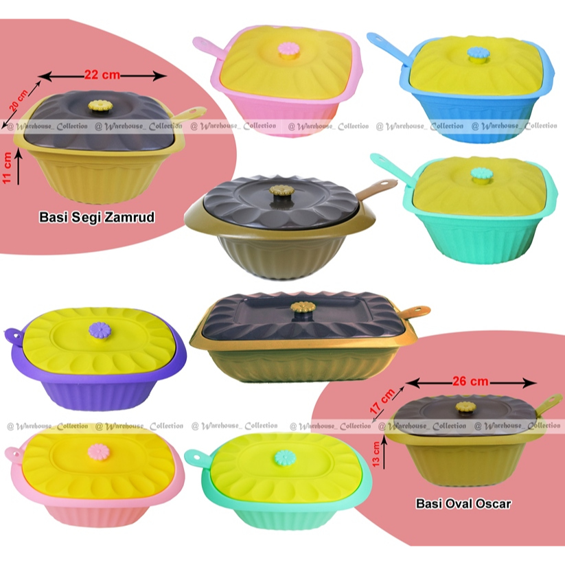 Jual BASI PRASMANAN SET/BASI COKLAT /BASI OVAL/SEGI WARNA DAN GOLD 1 ...