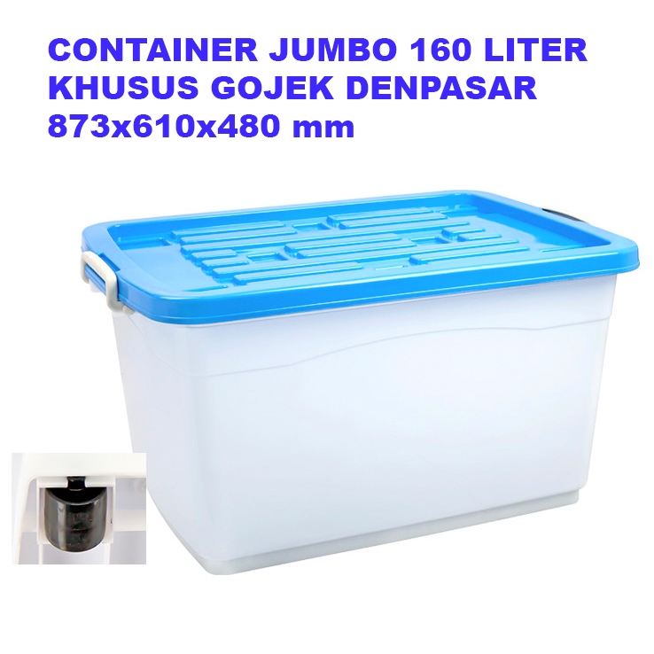 Jual BOX CONTAINER JUMBO 160 LITER GREENLEAF SIERA | Shopee Indonesia