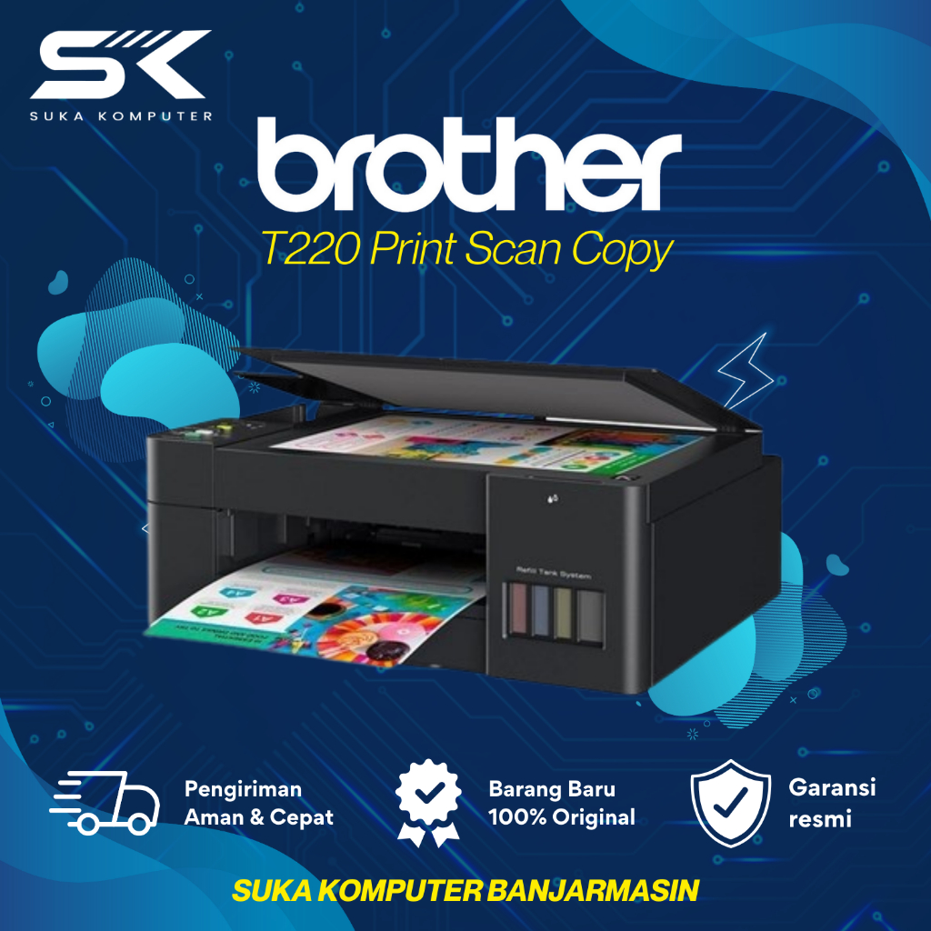 Jual Printer Brother T220 Print Scan Copy | Shopee Indonesia