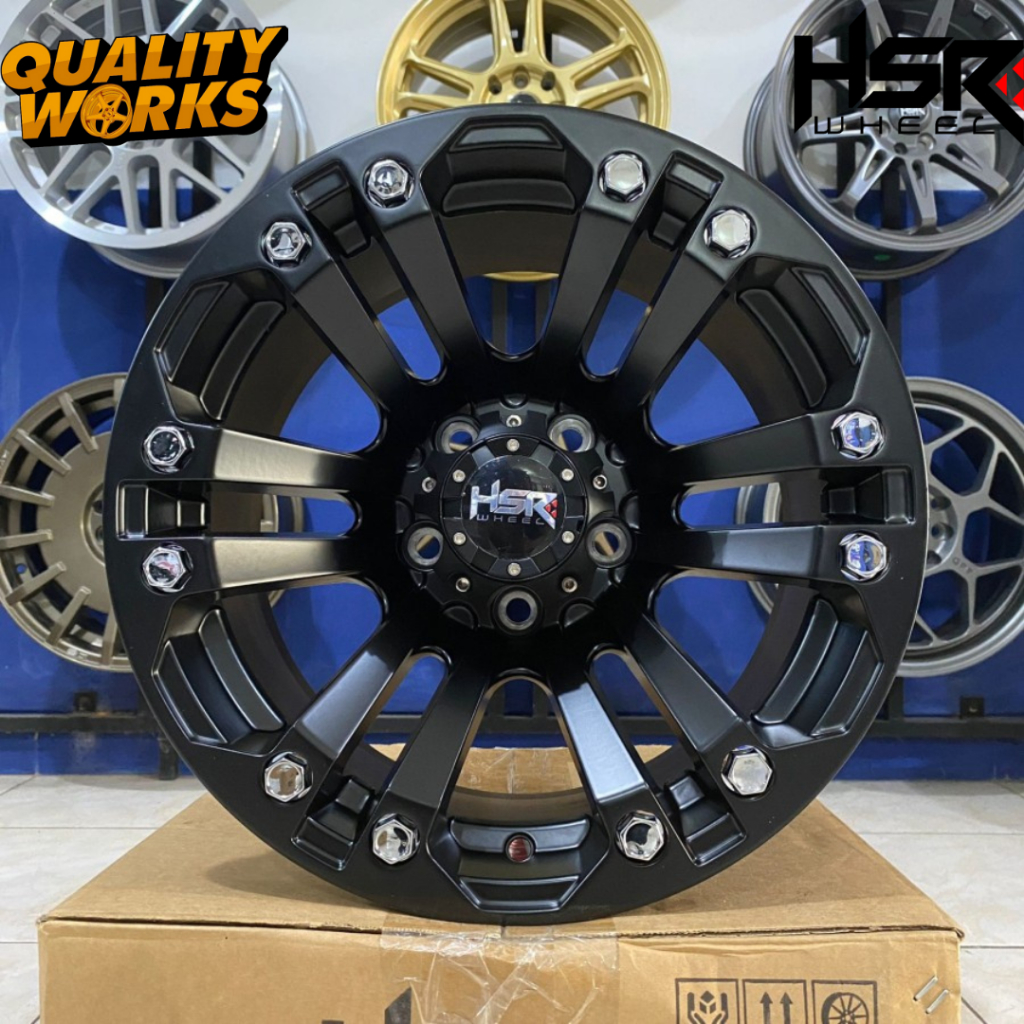 Jual Velg offroad ring 15 Terios Rush HSR JT69 baut 5x114 lebar 8 hitam ...
