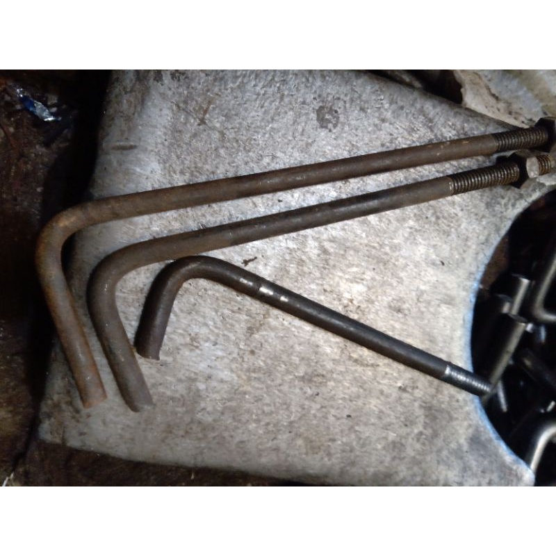 Jual ( Preorder ) baut angkur angker anchor bolt L m10 10 mm 10mm x 30 ...