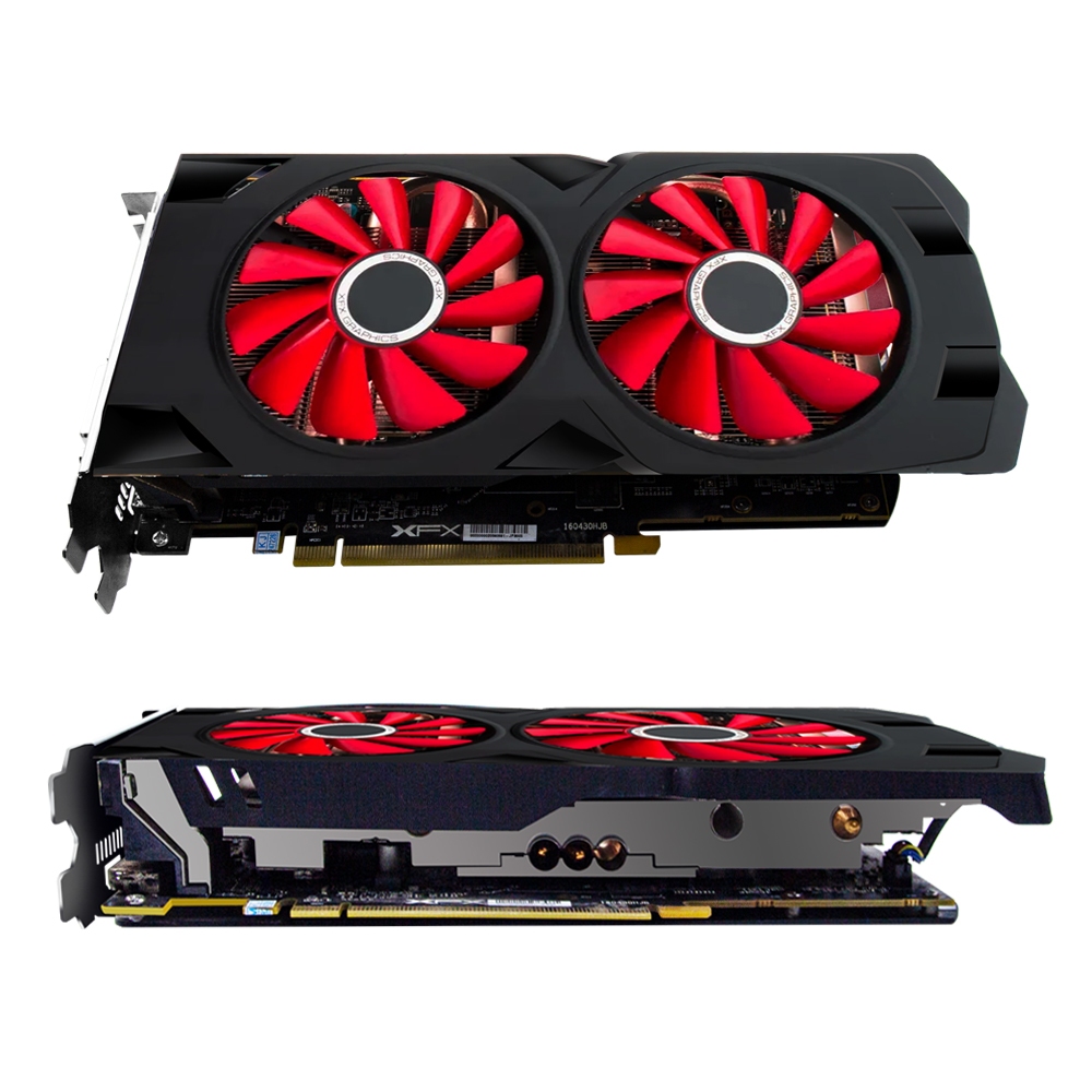 Jual [Renovasi] XFX RX580 XR590 2048SP 8GB GDDR5 Kipas Ganda AMD GPU ...