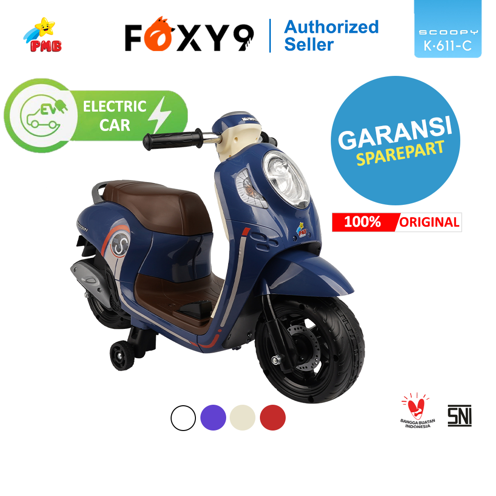 Jual Motor Aki Anak PMB K611C HONDA SCOOPY Mainan Motor Anak | Shopee ...