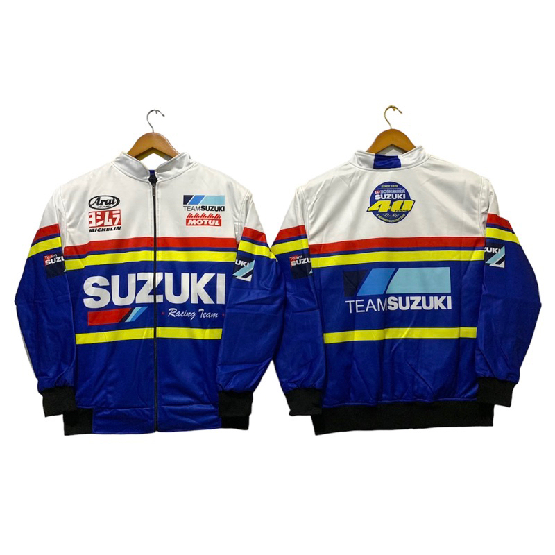 Jual JAKET MOTOR JAKET NASCAR TEAM SUZUKI dan MOTIF LAINNYA STOK ...