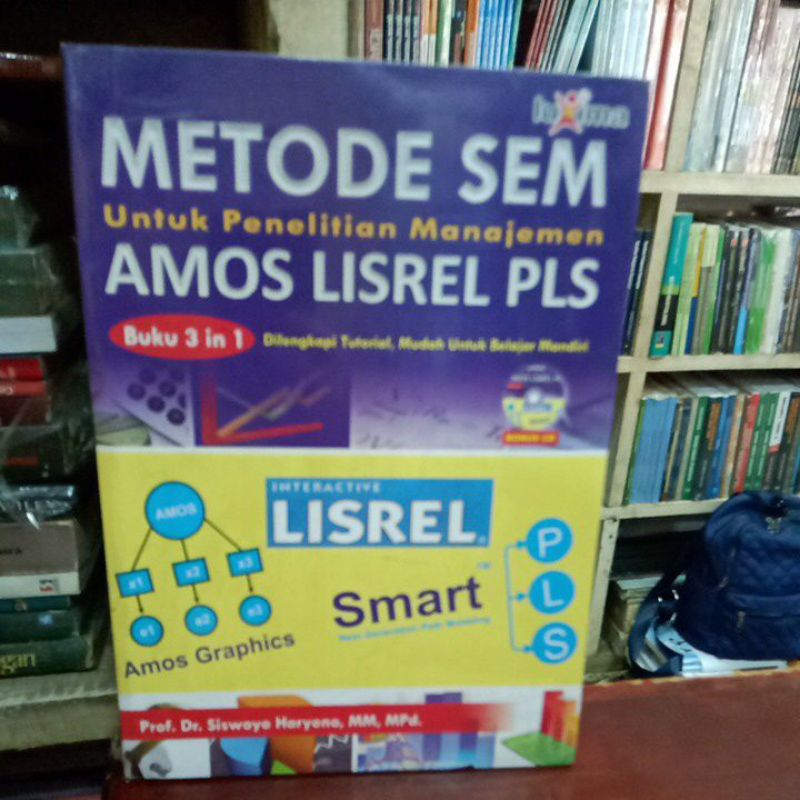 Jual Metode sem untuk penelitian manajemen amos lisrel PLS | Shopee Indonesia