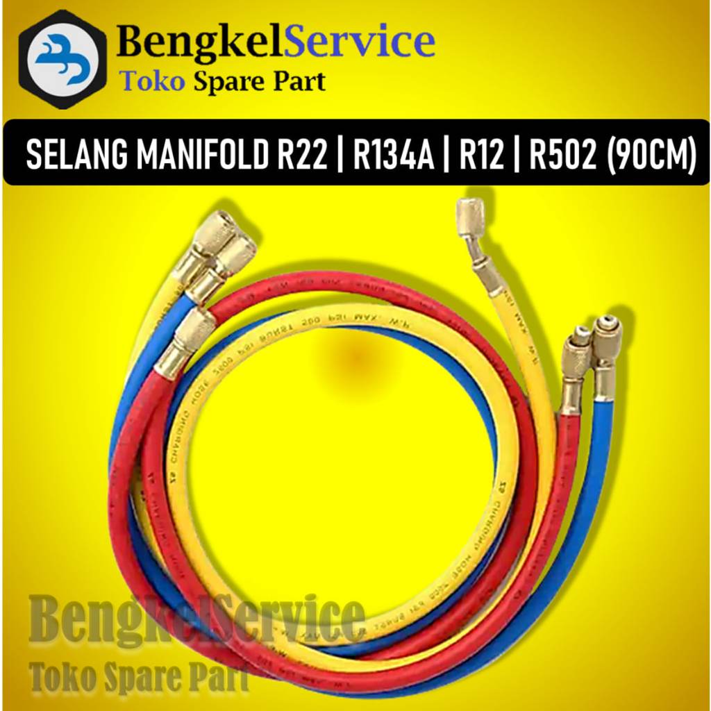 Jual Selang Manifold R22, R134, R12, R502 |Selang Manifol Manipol R22,R134,R12,R502 Untuk ...