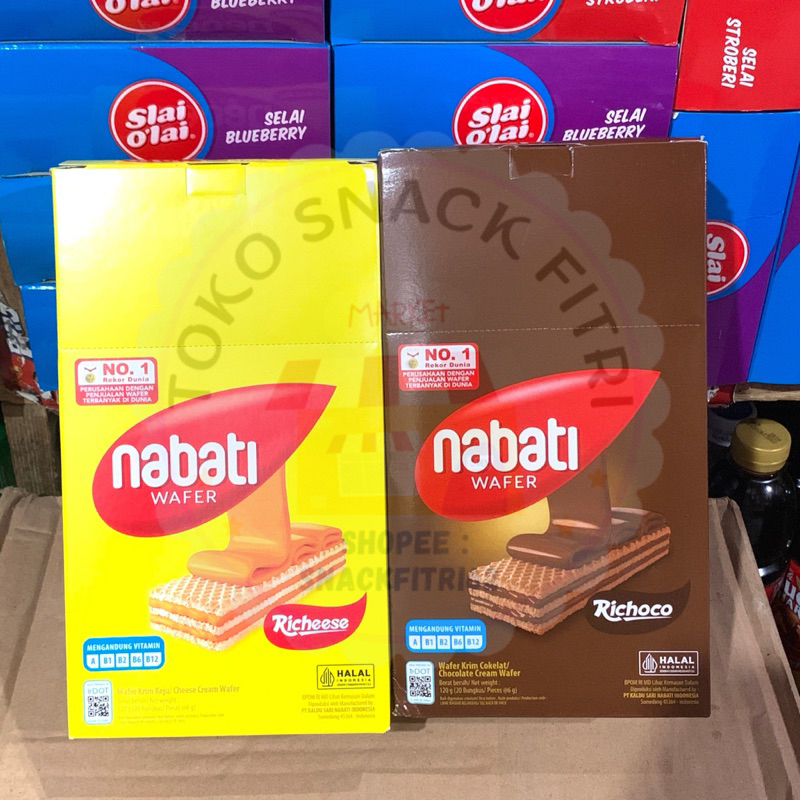 Jual NABATI WAFER BOX ISI 20 @120gram | Shopee Indonesia