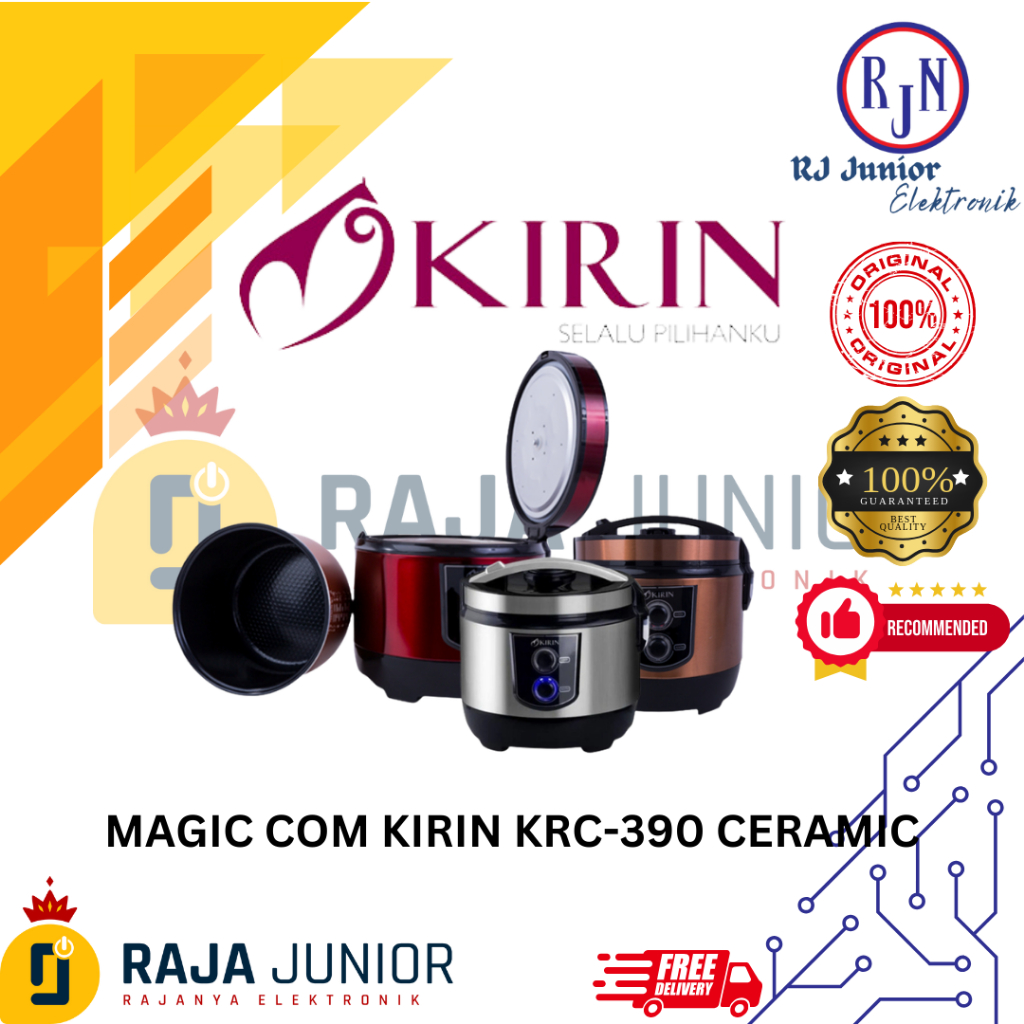 Jual Rice Cooker Magic com Kirin KRC-390 (2 Liter) | Shopee Indonesia