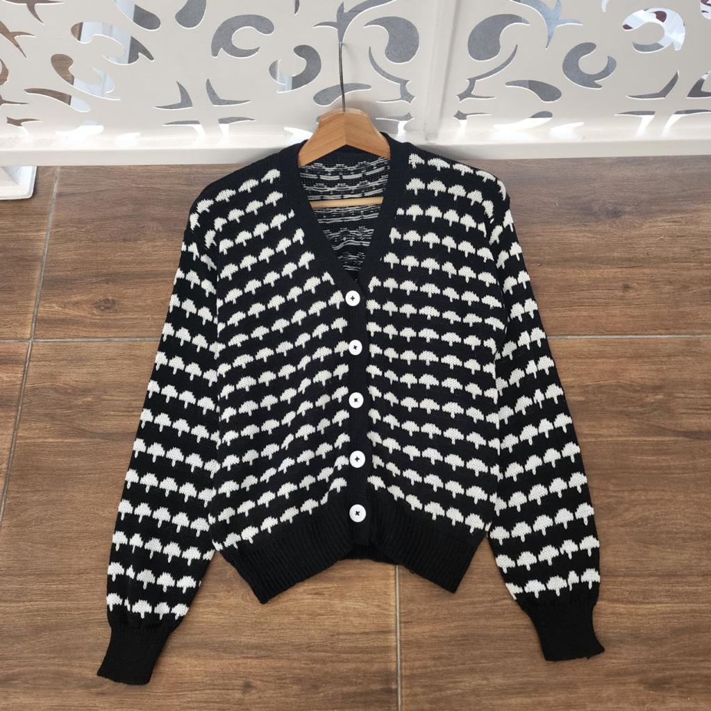 Jual LAURA KNITE OUTER CARDY | KARDIGAN RAJUT PREMIUM | OUTHER MUSIM ...