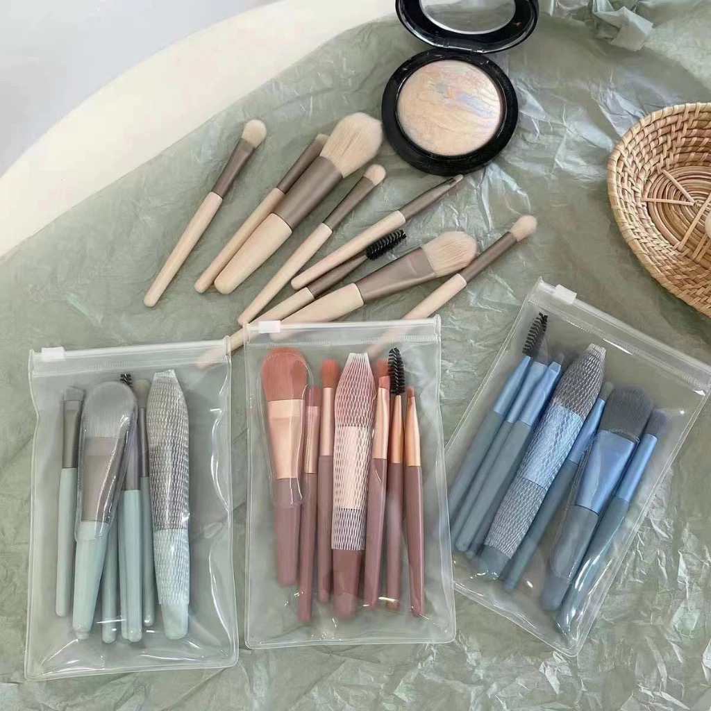 Jual Kuas Make Up Set isi 8 pcs in 1 / Kuas Rias Face Contour Eyeshadow ...