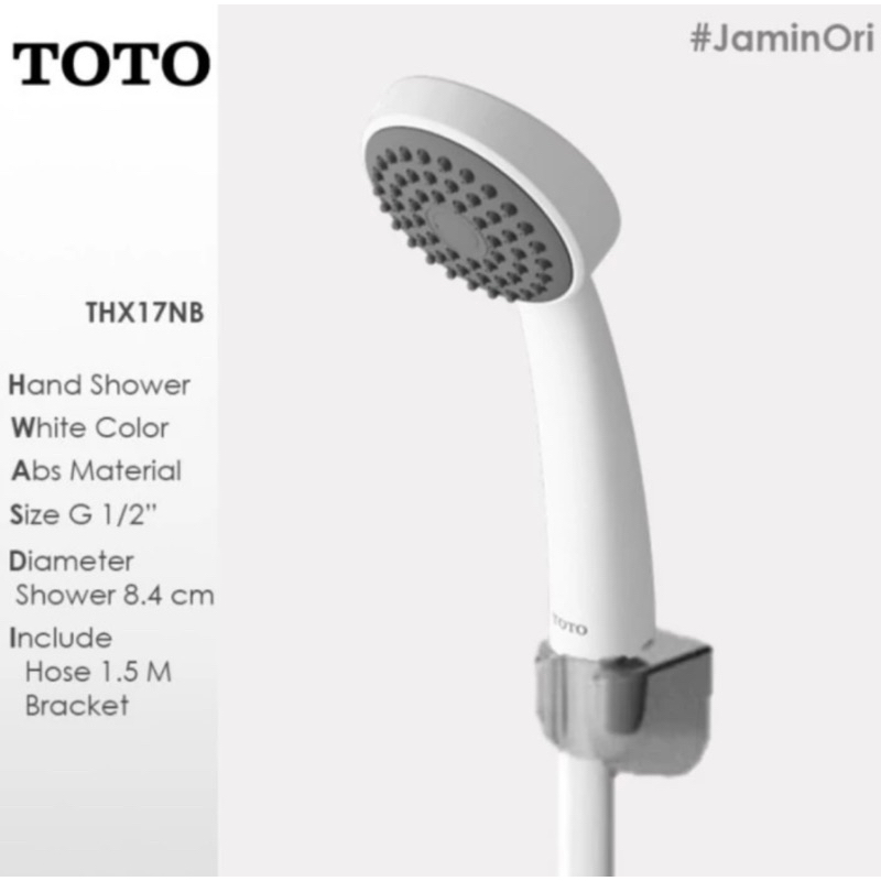 Jual TOTO THX17B HAND SHOWER TOTO THX17NB (Baru Nodus) | Shopee Indonesia