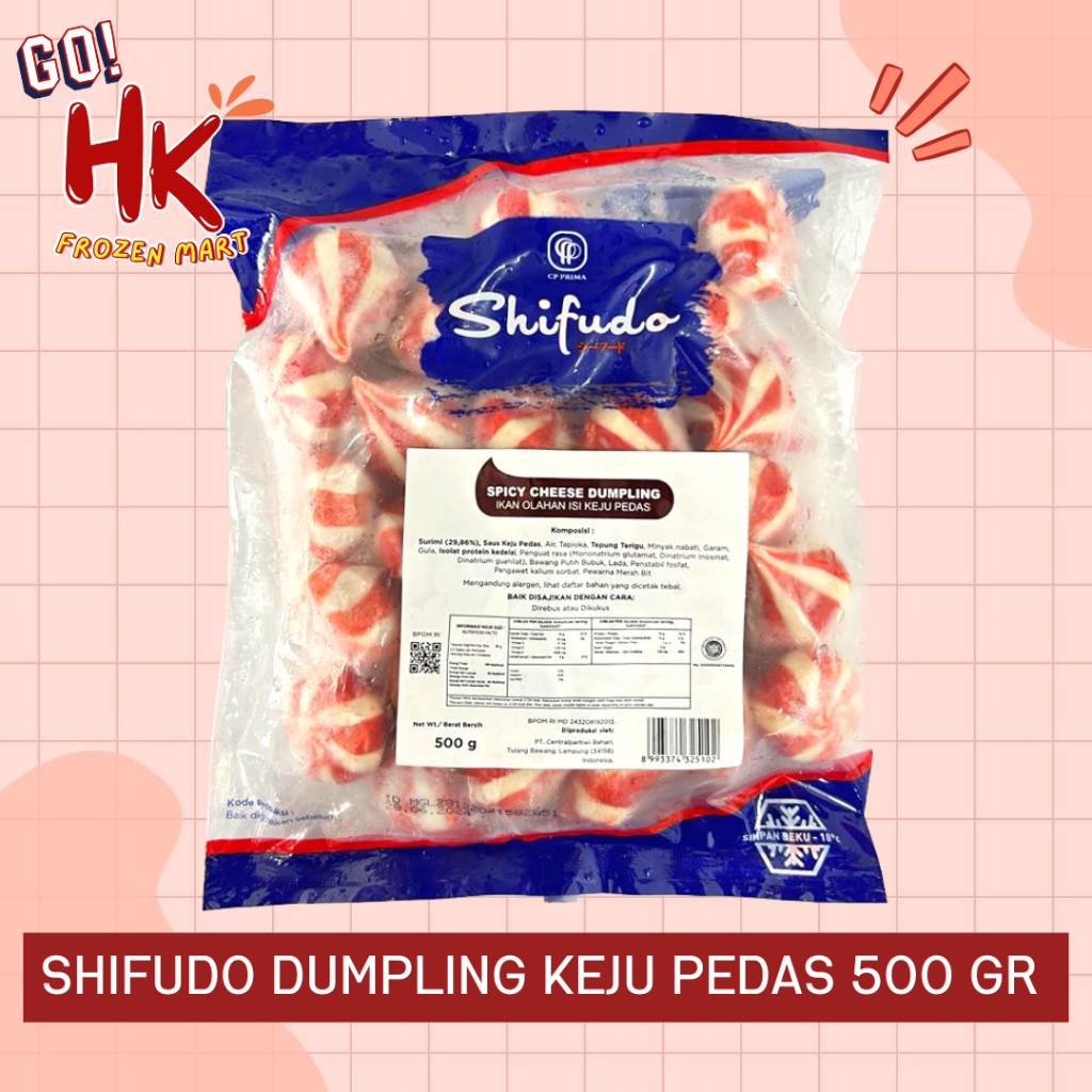 Jual Shifudo Dumpling Keju PEDAS 500gr | cheese dumpling fish isian ...
