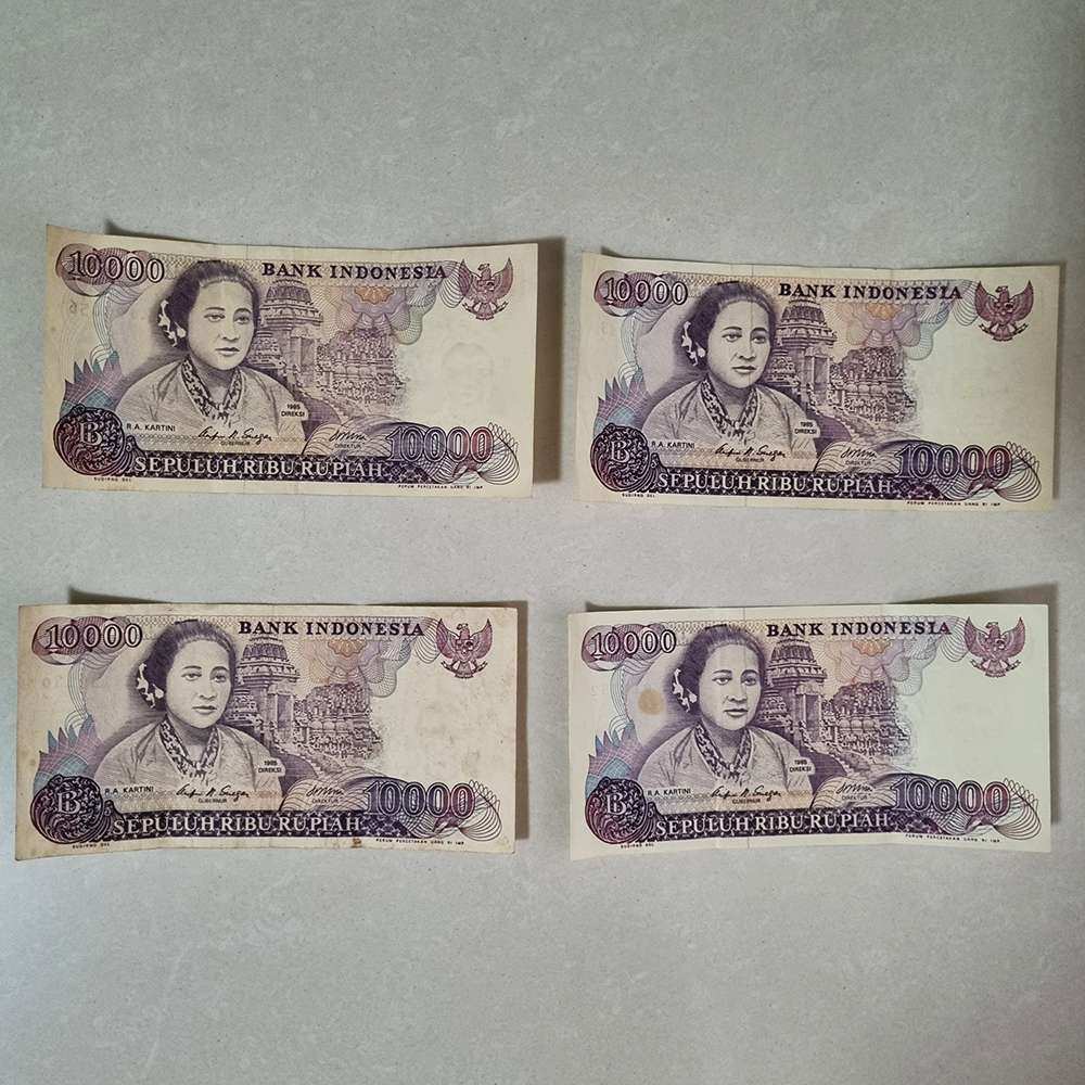 Jual UANG KERTAS LAMA KUNO 10 RIBU (Rp10.000) GAMBAR R.A.KARTINI TAHUN ...