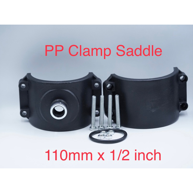 Jual Clamp Saddle PP Klem Sadle 110 mm x 1/2 inch 110mm x 1/2” Fitting ...