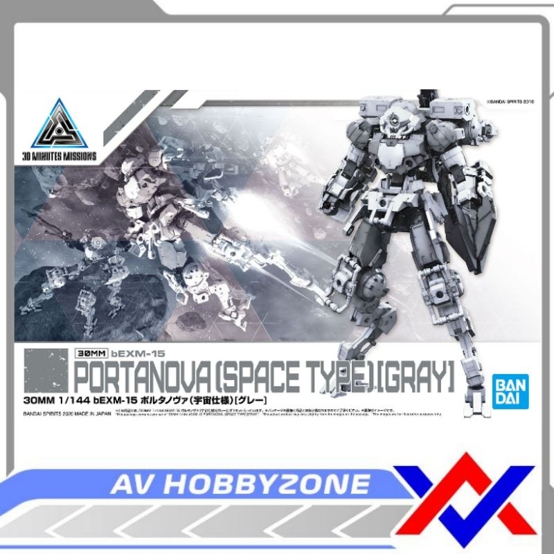 Jual 30MM Portanova Space Type Gray (1/144) Bandai | Shopee Indonesia