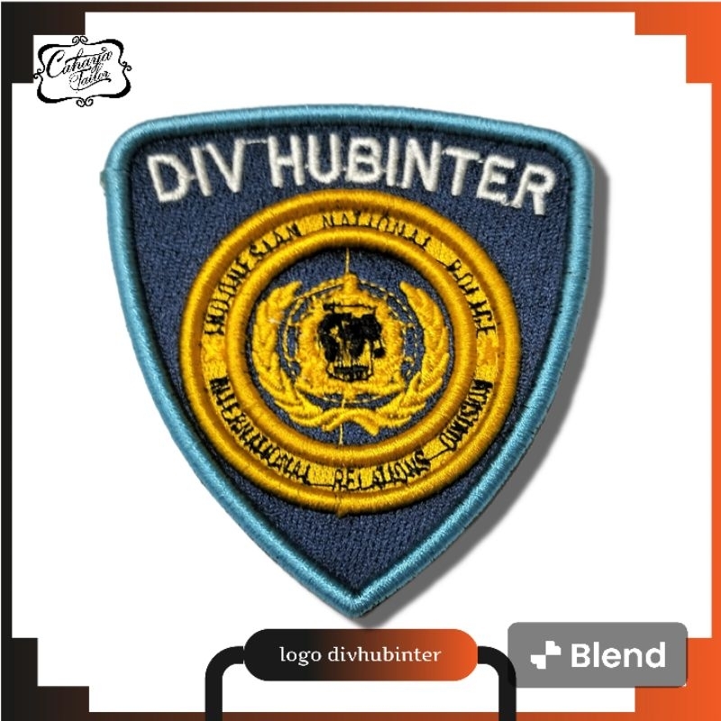 Jual logo divhubinter timbul dan rata polri | Shopee Indonesia