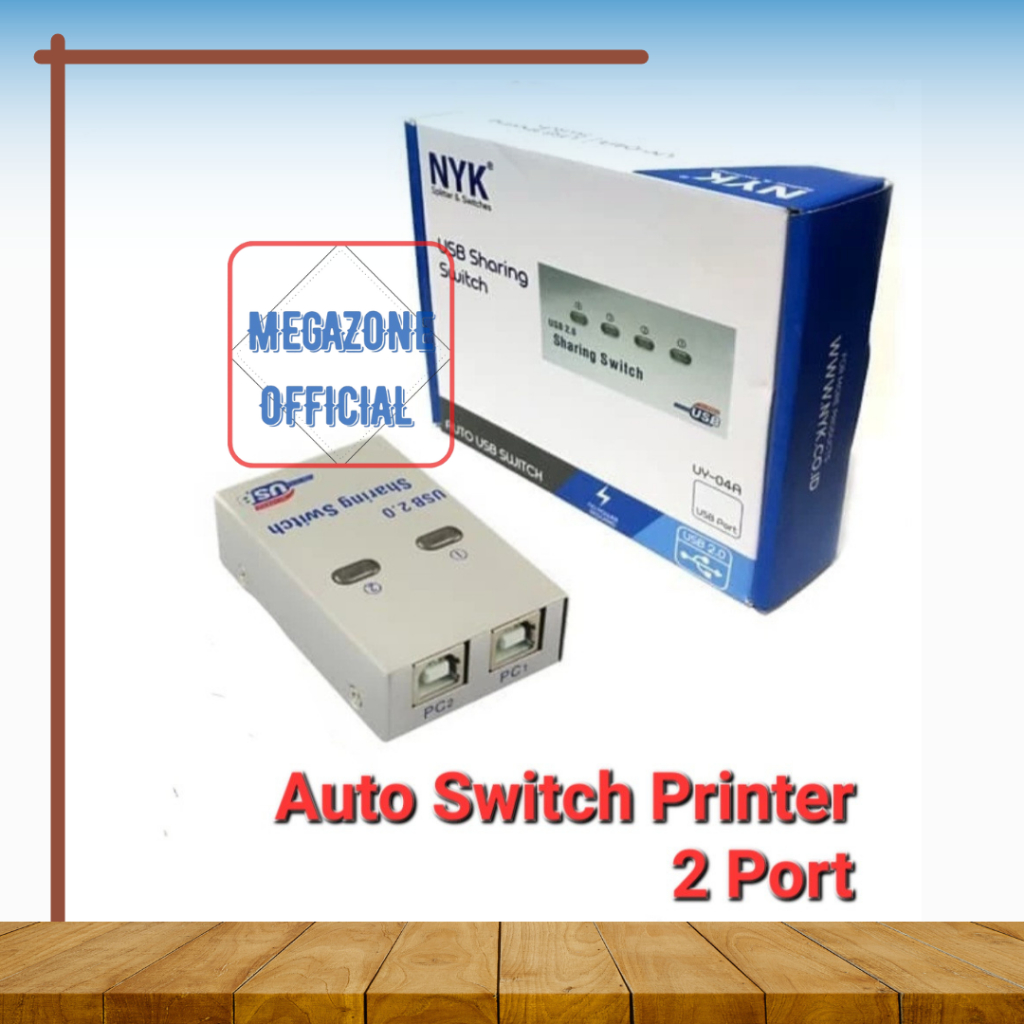 Jual Switch printer usb 2.0 Splitter Printer 2 Port / 1 Printer 2 Komputer | Shopee Indonesia