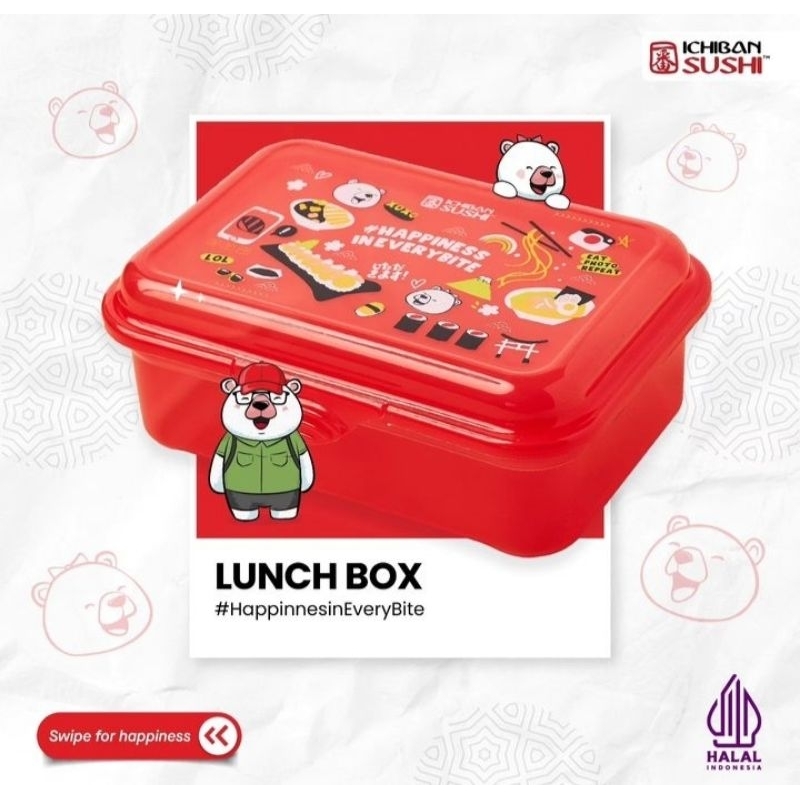 Jual ichiban sushi lunch box tempat makan | Shopee Indonesia