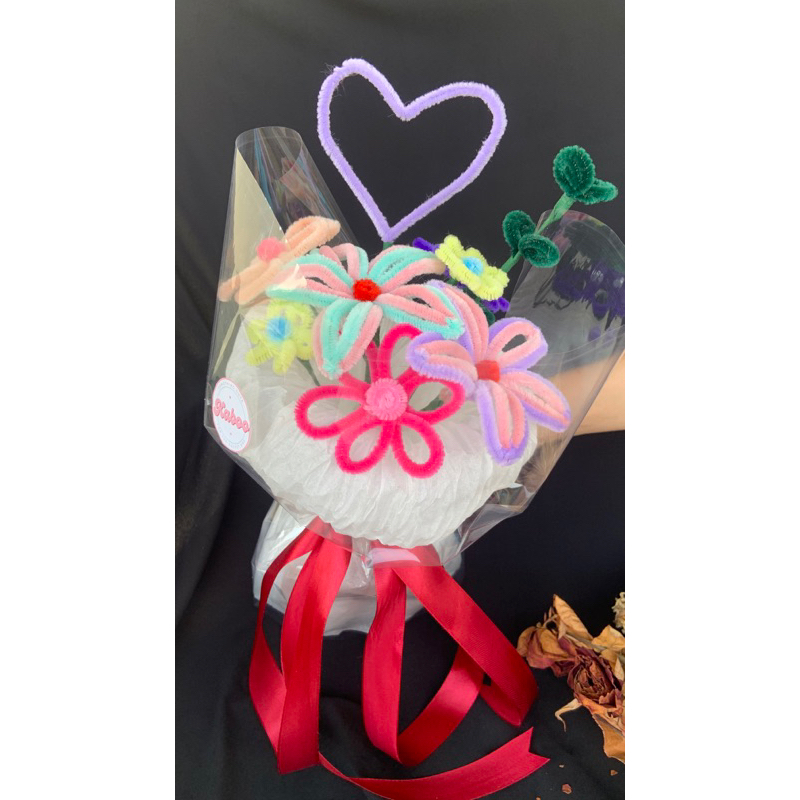 Jual Adenium Round Bouquet | Buket kawat bulu | Buket Pipecleaner ...