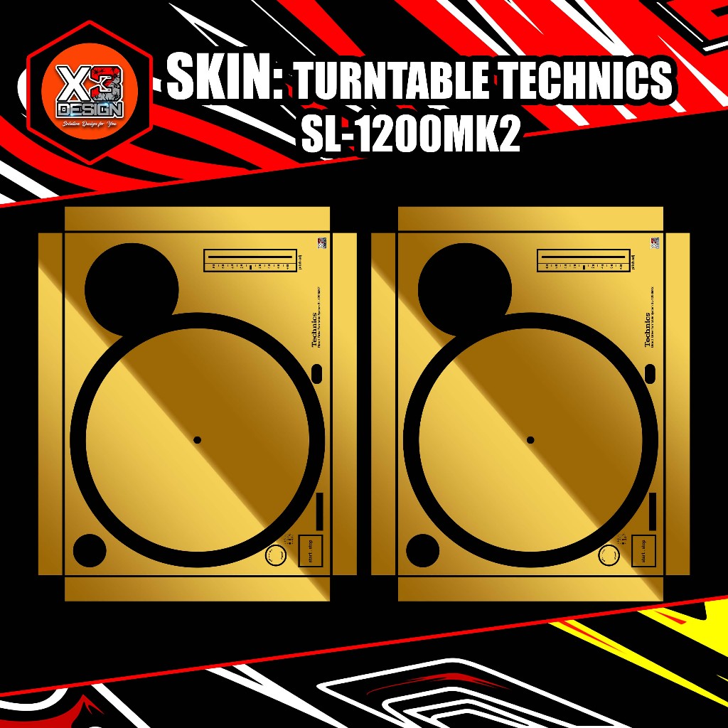 Jual SKINZ TURNTABLE TECHNICS SL-1200MK2 ALL VARIAN COLOUR & CUSTOM ...