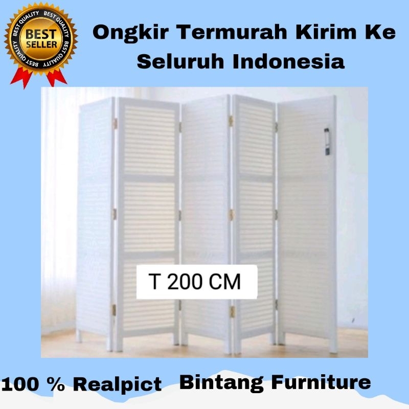 Jual (Sketsel T 200 cm) Sketsel Ruangan Rotan Sintetis Partisi Sekat ...