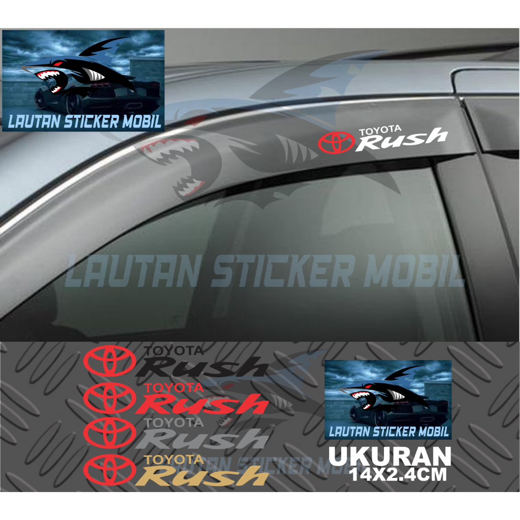 Jual stiker talang air mobil rush cutting sticker talang air mobil toyota rush | Shopee Indonesia