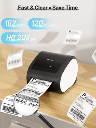 Jual PRINTER BARCODE THERMAL LABEL 110MM DRPDA D520 BLUETOOTH A6 ...